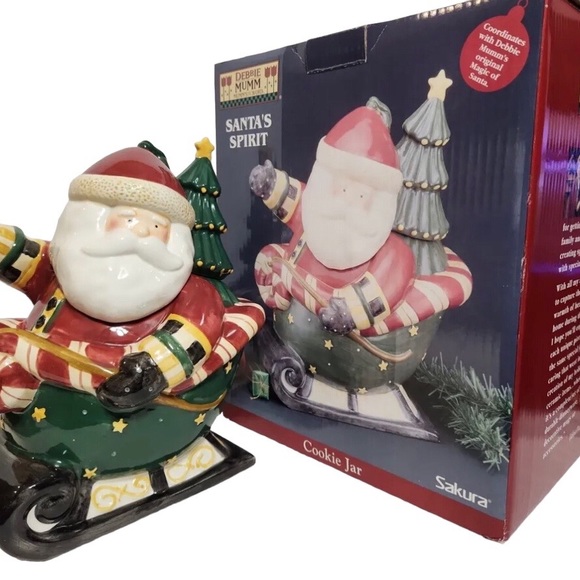 debbie Mumm | Holiday | Vintage Sakura Debbie Mumm Santas Spirit Cookie ...